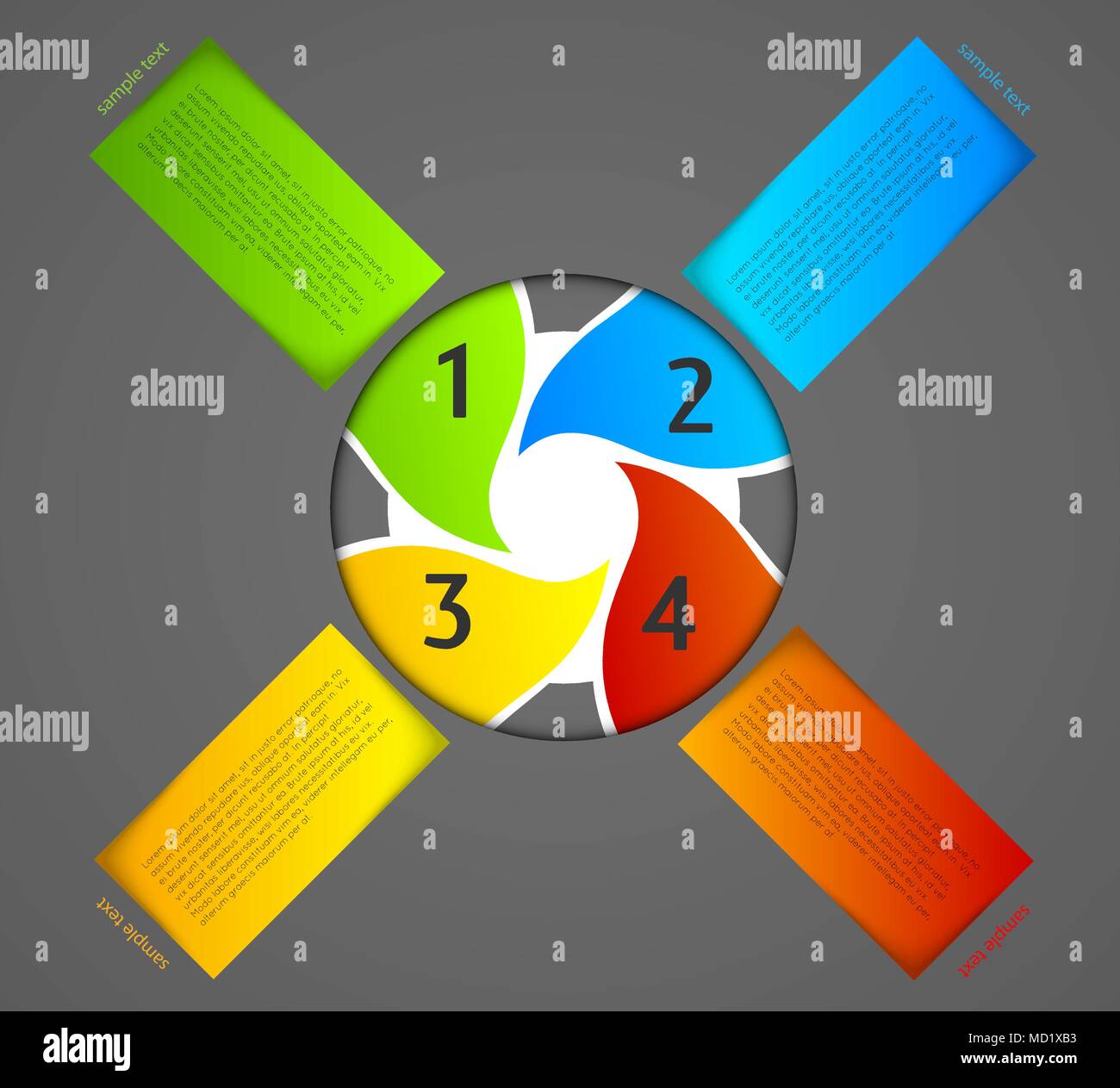 colorful infographic template Stock Vector Image & Art - Alamy