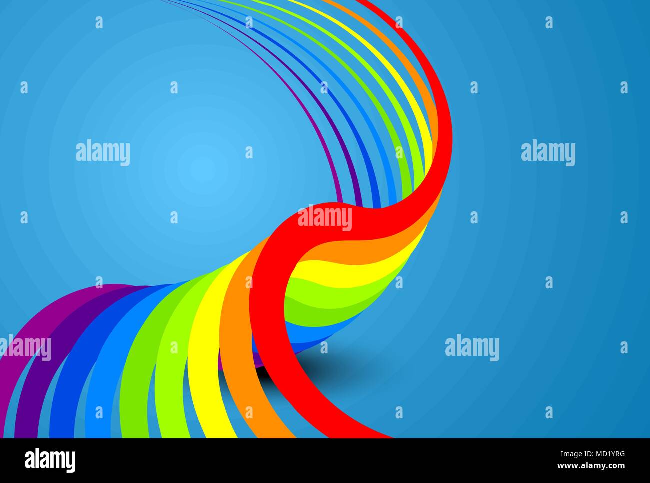 abstract vector background with rainbow Stock Vector Image & Art - Alamy
