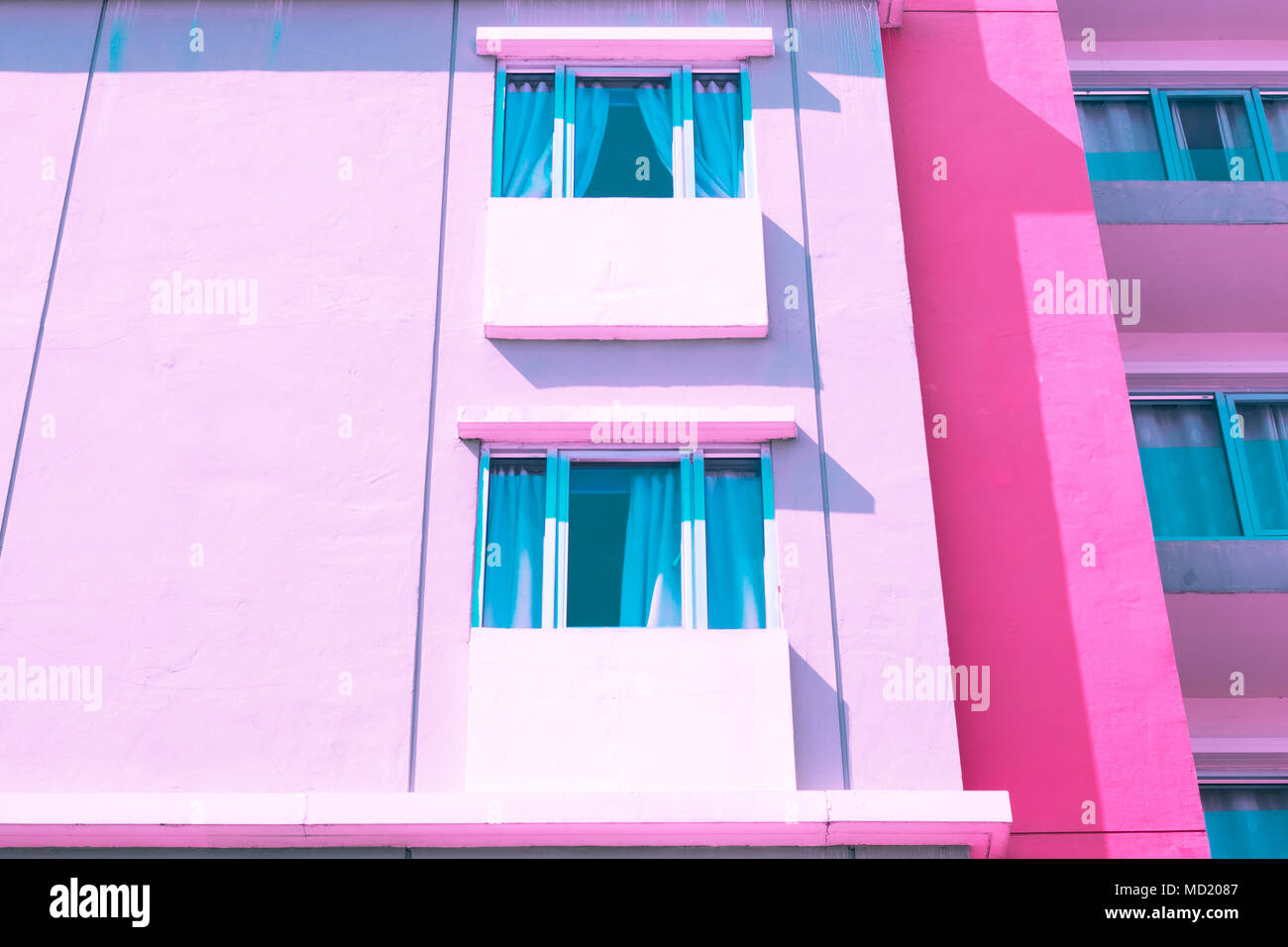 Vintage building city pastel color creative texture and pattern for ...