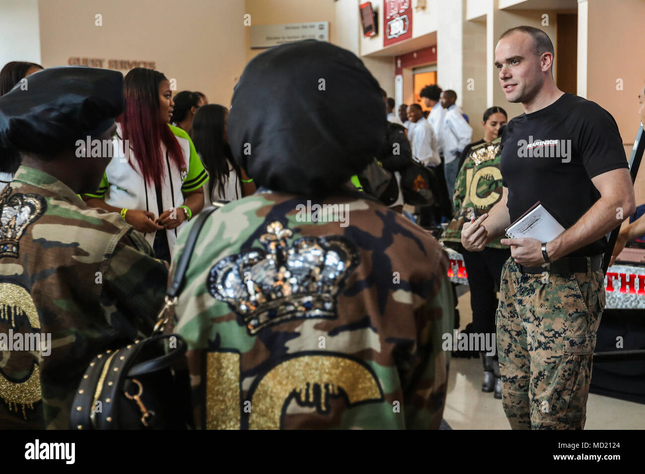 U.S. Marine Corps Sgt. Travis Lindsay, an Enhanced Marketing Vehicle ...