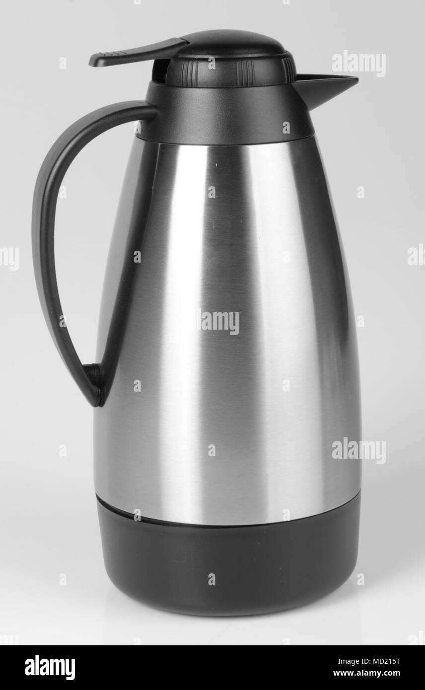 Thermo flask on the background Stock Photo - Alamy