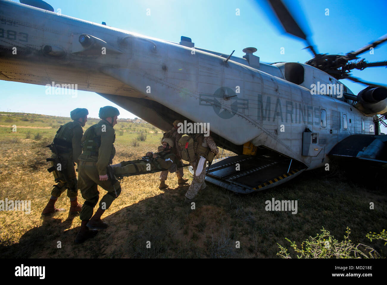 ISRAEL (March 13, 2018) U.S. Marines assigned to Battalion Landing Team ...