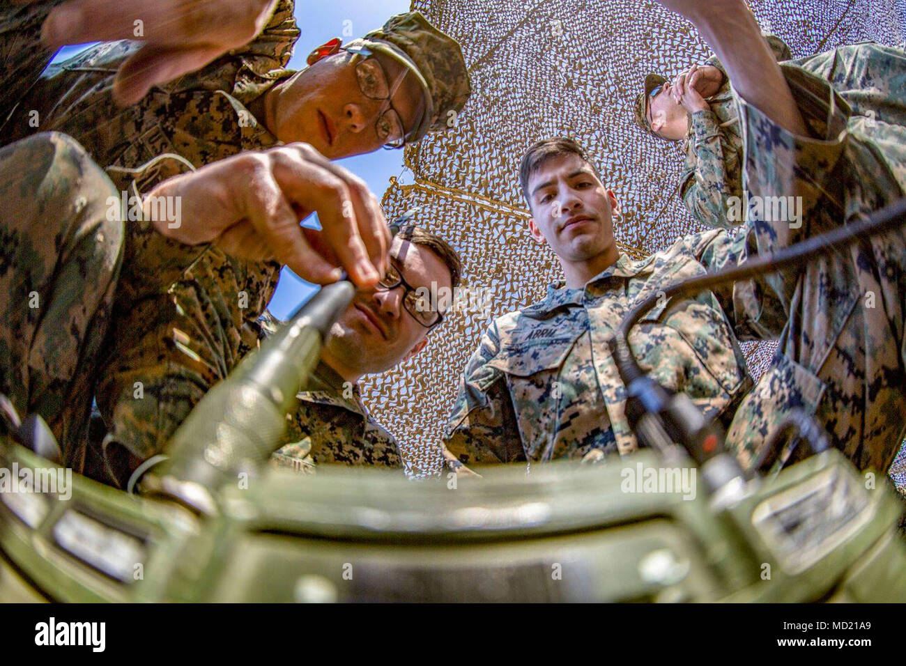 MARINE CORPS BASE CAMP PENDLETON, Calif.- Marines with the 11th Marine ...