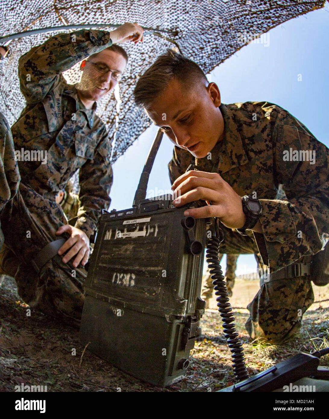 MARINE CORPS BASE CAMP PENDLETON, Calif. – Cpl. Gary Fultz, a Chemical ...