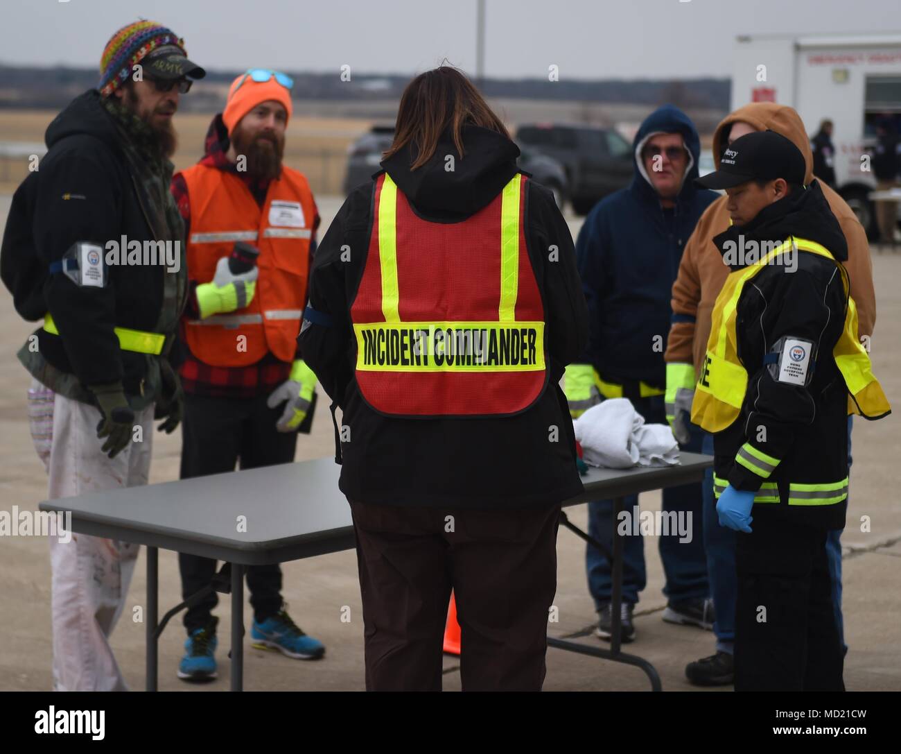 Participants in the National Disaster Medical System (NDMS) exercise ...
