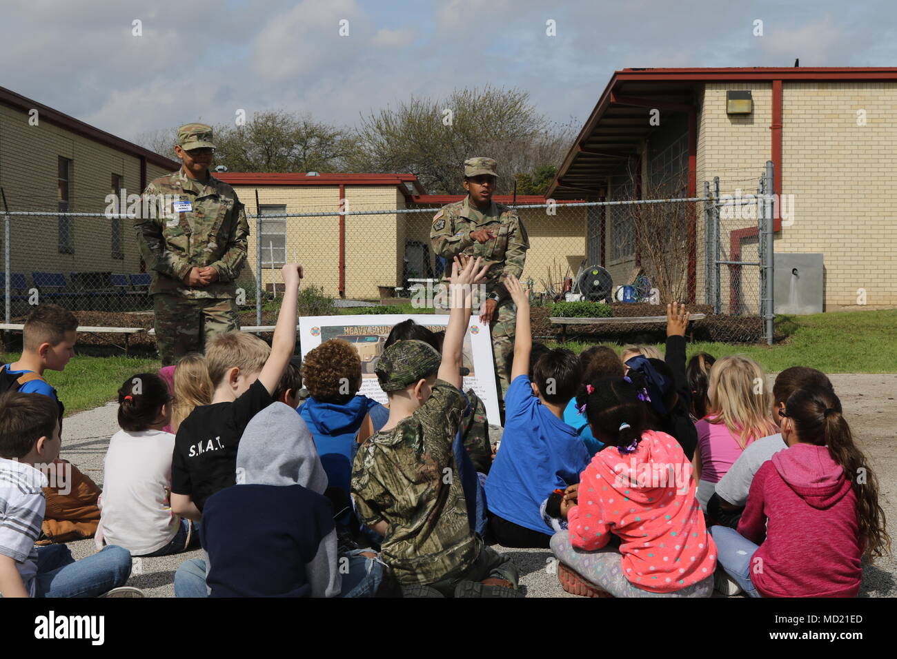 Soldiers assigned to 96th Transportation Company, 553rd Combat ...