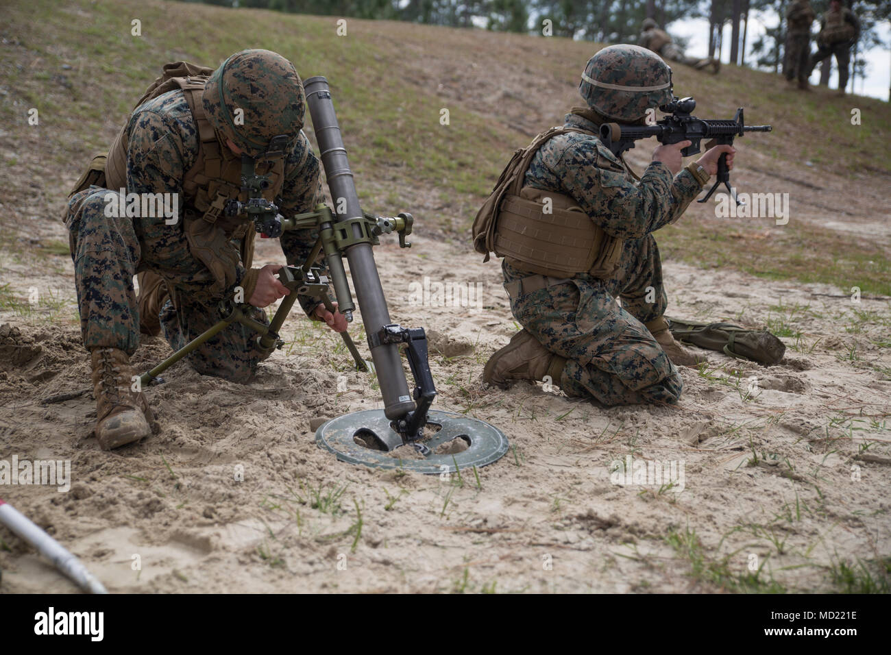 60mm mortar position hi-res stock photography and images - Alamy