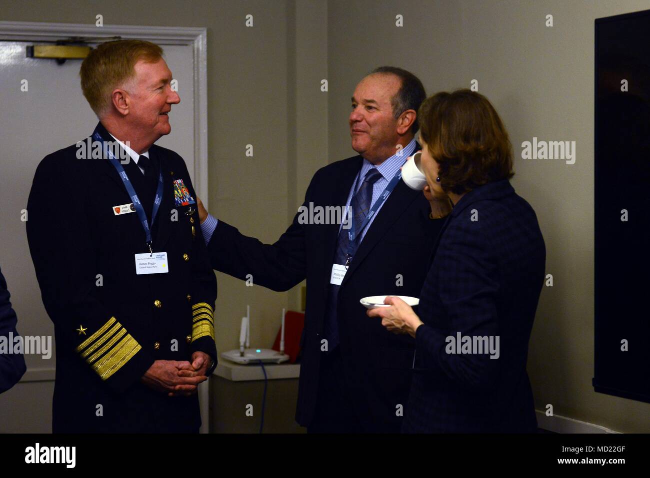 180312-N-MZ309-028 LONDON (March 12, 2018) Adm. James G. Foggo III ...