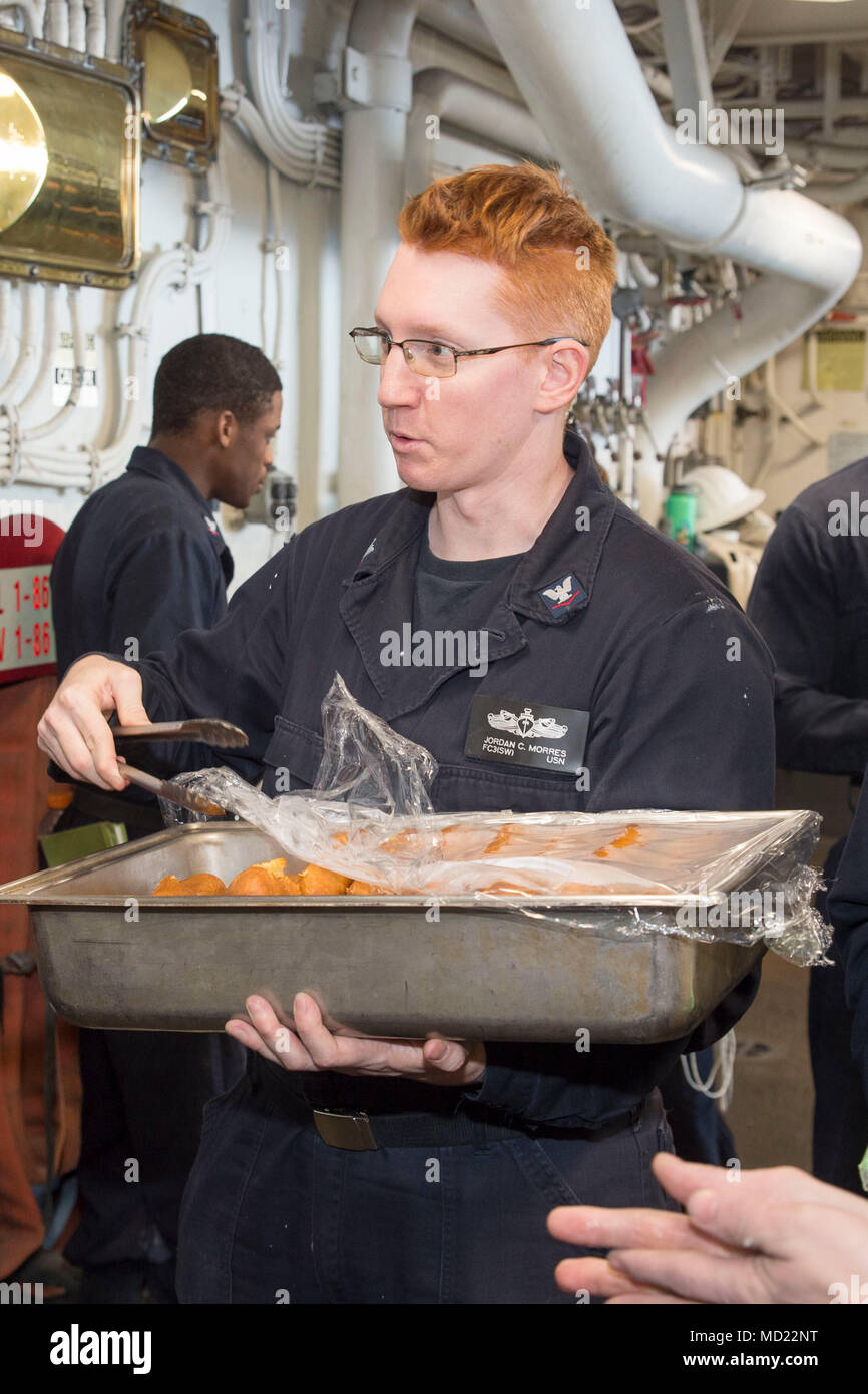 180311-N-XK809-137 PHILIPPINE SEA (March 11, 2018) Fire Controlman 3rd ...