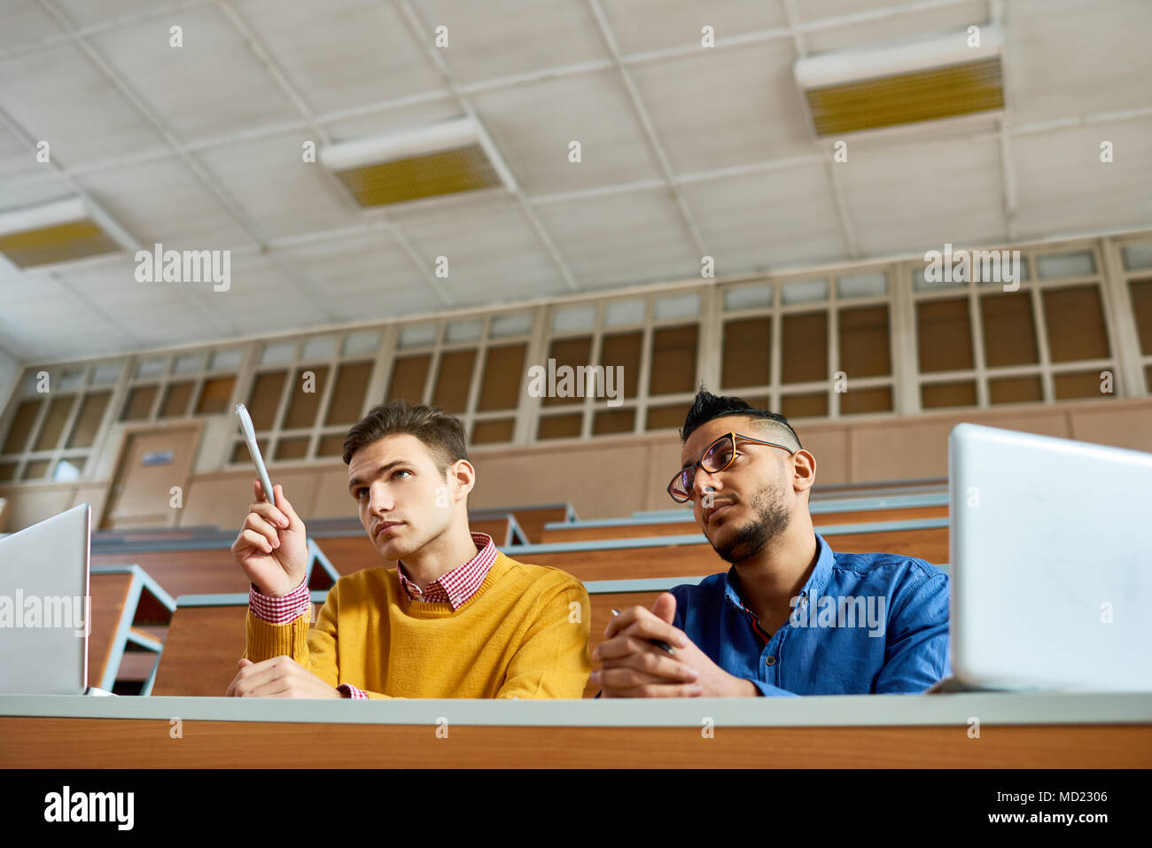 Two Students in Class Stock Photo - Alamy