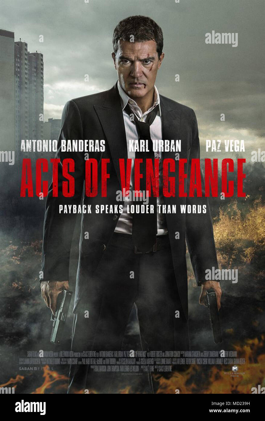 ACTS OF VENGEANCE (2017) ANTONIO BANDERAS ISAAC FLORENTINE (DIR) SABAN ...