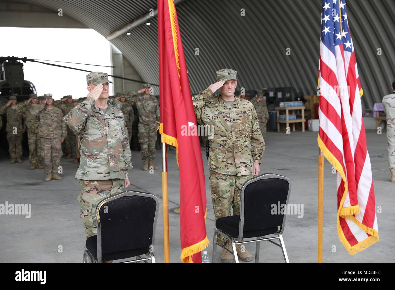 Lt. Gen. Paul E. Funk II, commanding general of Combined Joint Task ...