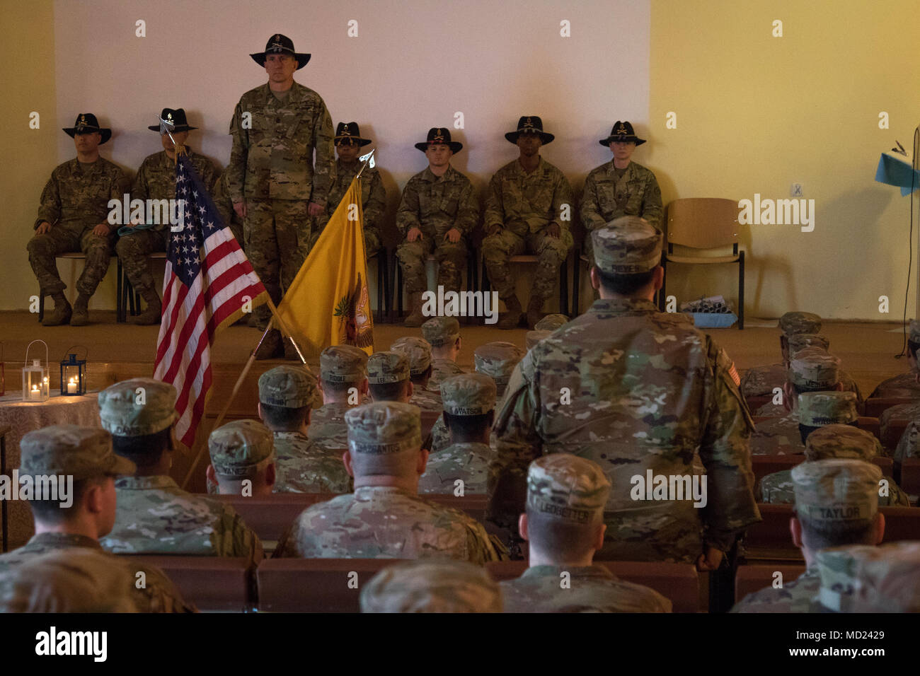 Senior noncommissioned officers (NCOs) assigned to 3rd Squadron, 2nd ...