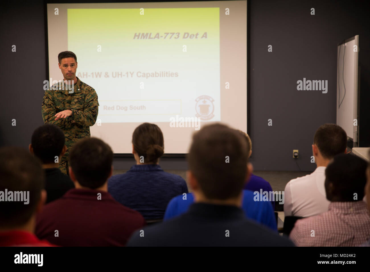 Lt. Col. Andrew M. Turner, commanding officer, Detachment C, Marine ...
