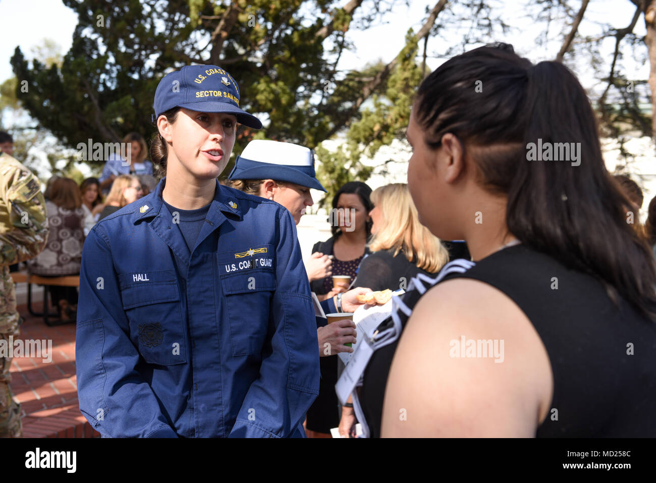 Petty Officer 2nd Class Chelsea Hall, a marine science technician at ...