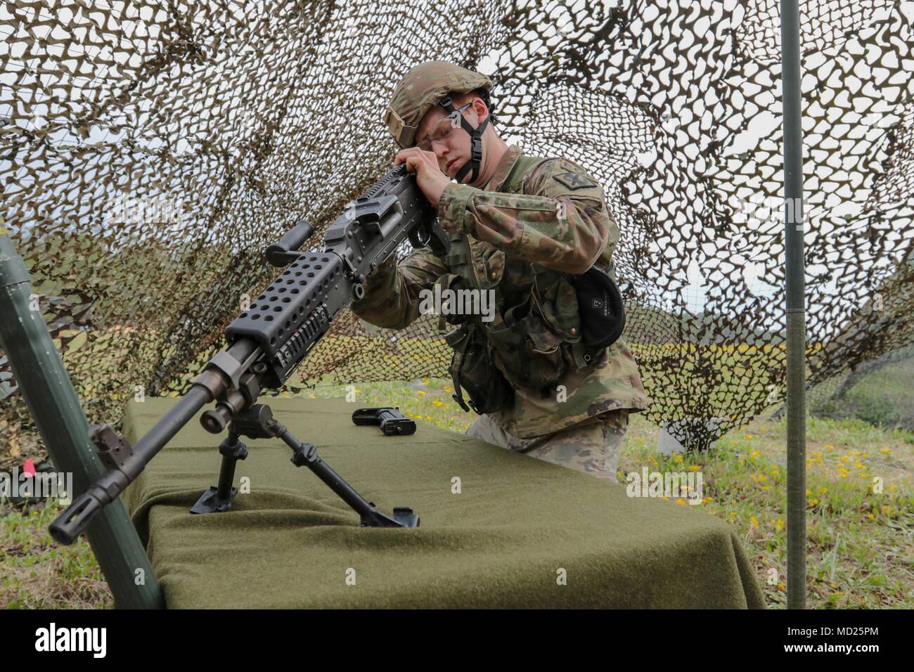 Fort Stewart, Ga., March 6, 2018 - Georgia Army National Guardsman Spc ...
