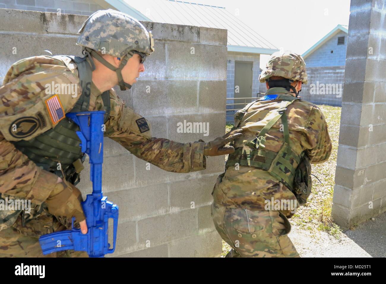 Fort Stewart Ga March 7 2018 Georgia Army National Guardsman Spc