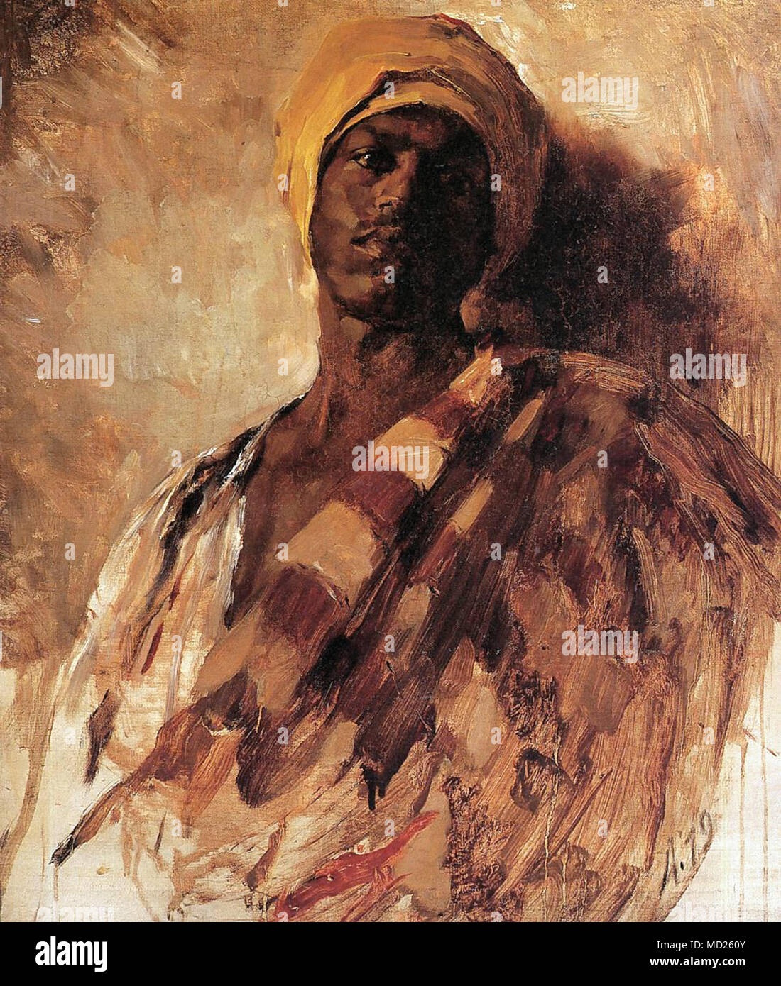 Duveneck Frank - Guard of the Harem 1 (Study Stock Photo - Alamy
