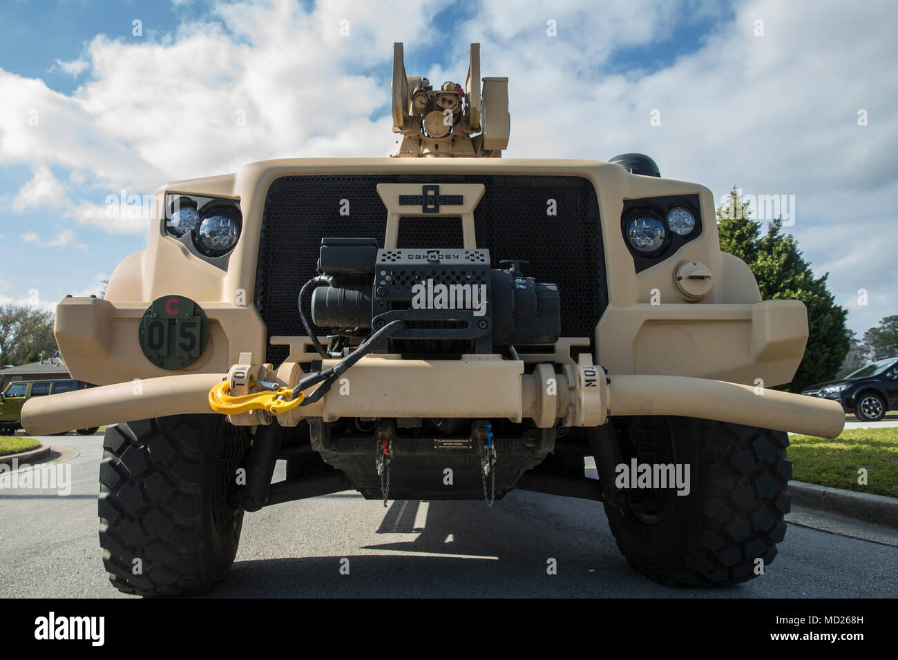 The Joint Light Tactical Vehicle (JLTV), is showcased to 2nd Marine ...