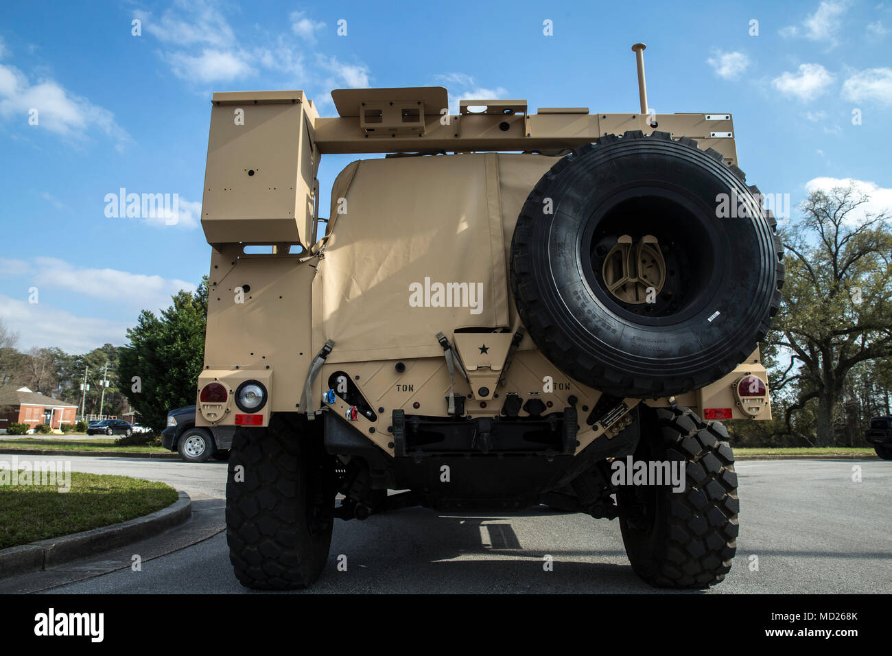 The Joint Light Tactical Vehicle (JLTV), is showcased to 2nd Marine ...