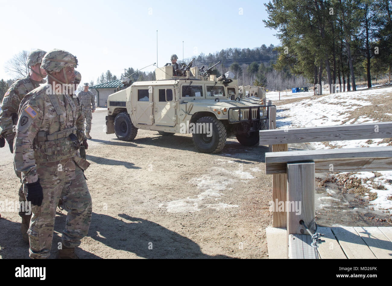 Lt. Gen. Stephen Twitty, commanding general, First Army, observes ...