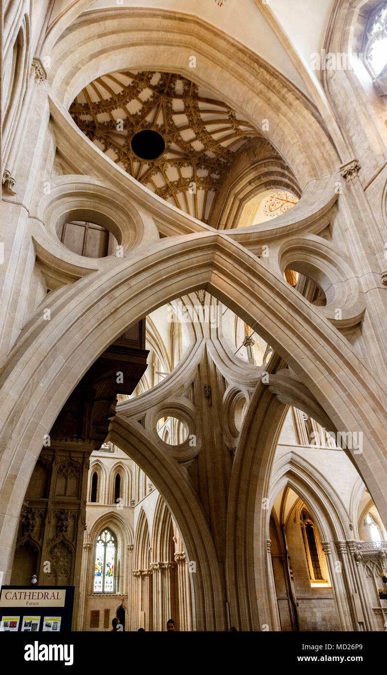 Scissor Arches The scissor arches, which often visitors believe to be ...