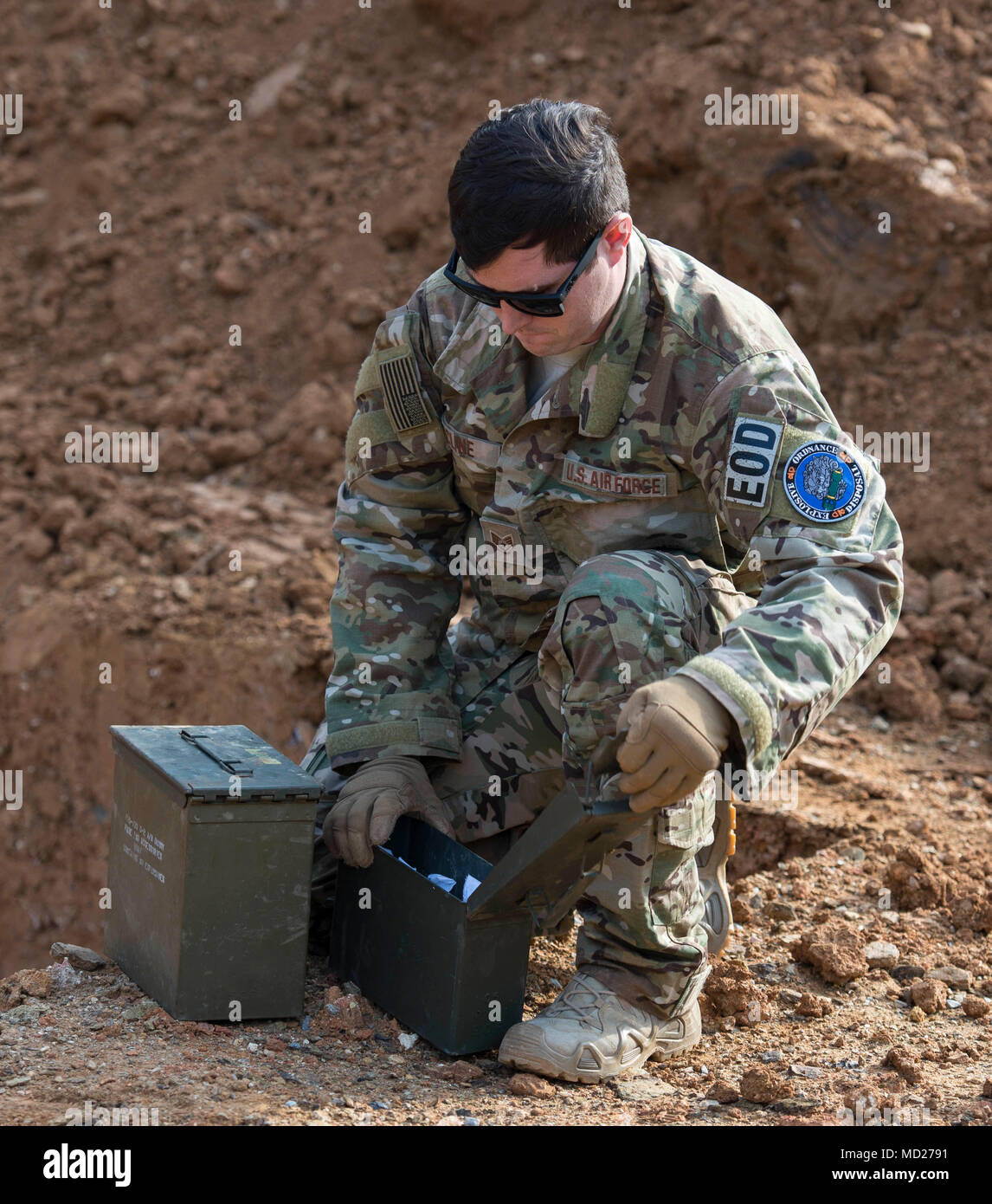 18th civil engineer squadron explosive ordnance disposal hi-res stock ...