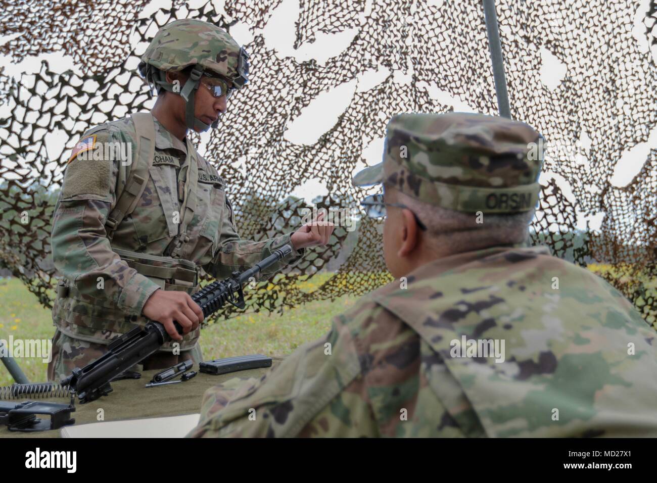 Fort Stewart, Ga., March 6, 2018 - Georgia Army National Guardsman Pfc ...