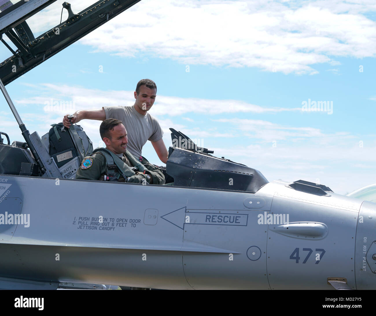 U.S. Air Force Airman 1st Class Connor Lovan, crew chief assigned to ...