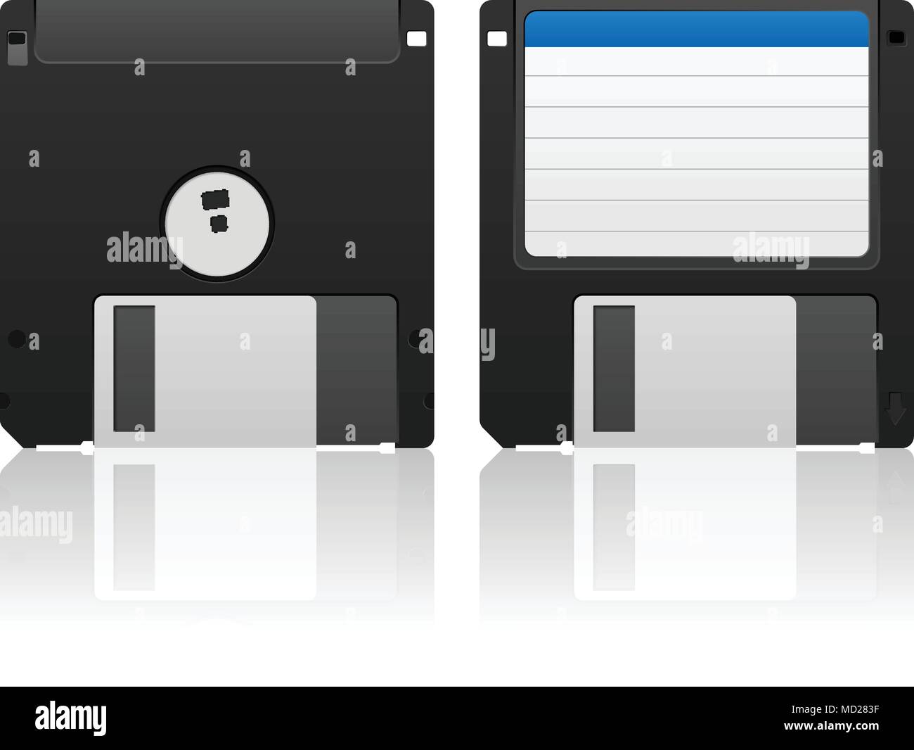 Diskette on a white background Stock Vector Image & Art - Alamy