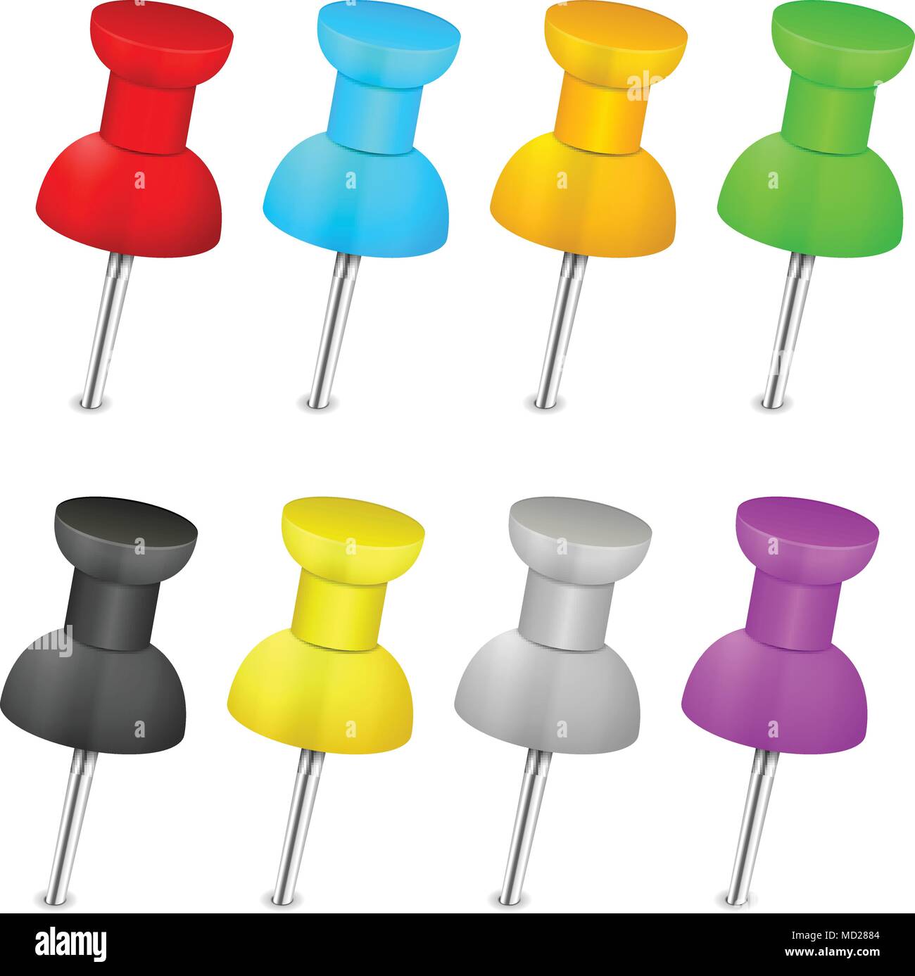 Map marker set on a white background Stock Vector Image & Art - Alamy