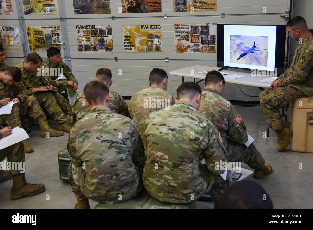 U.S. Soldiers assigned to various units learn to identify different ...