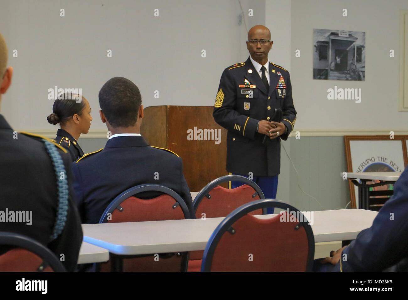 Fort Stewart, Ga., March 10, 2018 - Command Sgt. Maj. Paul P. Locke ...