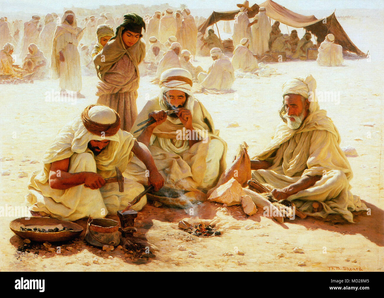 Sheard Thomas - the Arab Blacksmith Stock Photo - Alamy