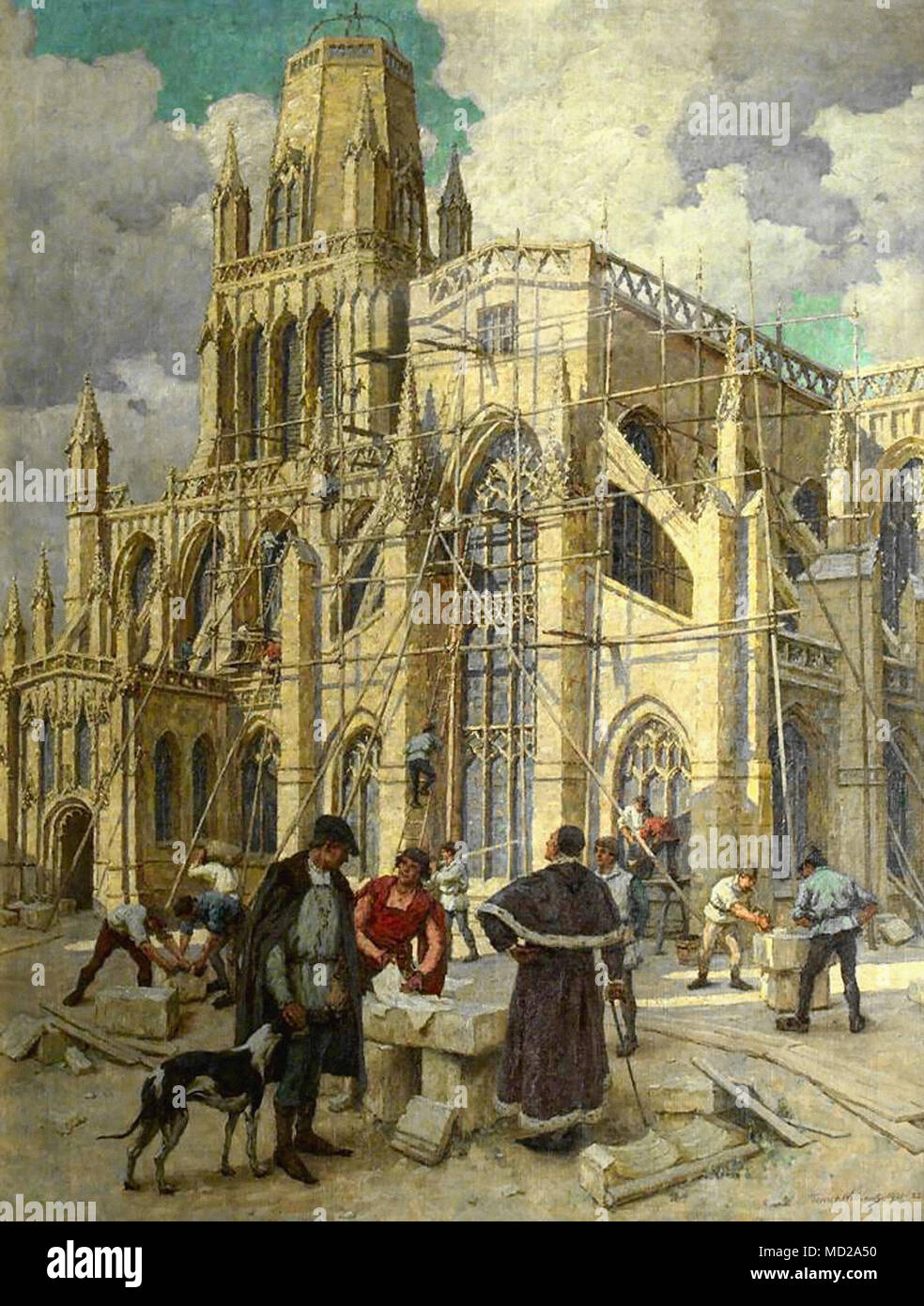 Williams Terrick John - the Rebuilding of St Mary Redcliffe by William ...