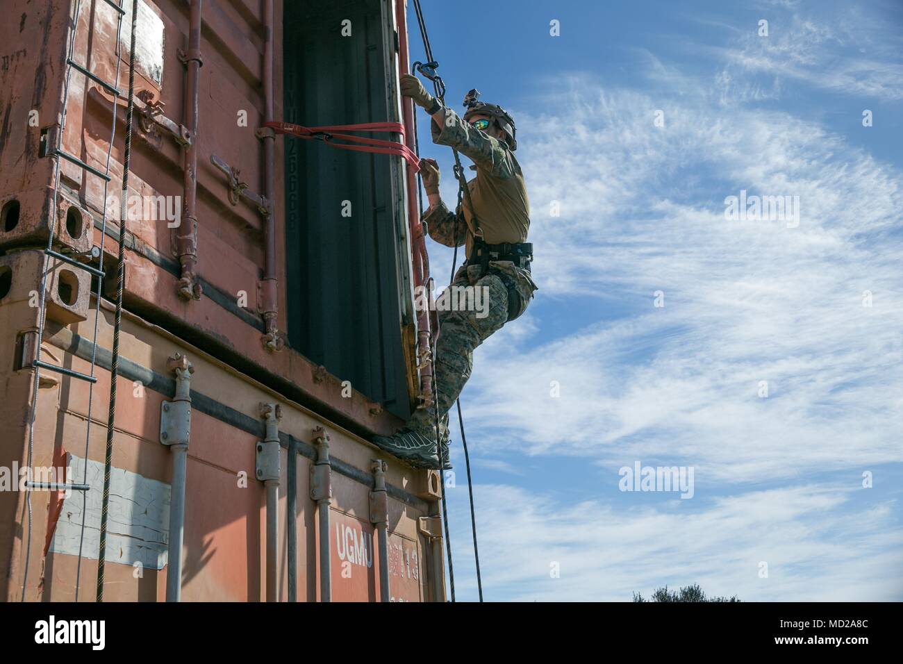 Container inspection unit hi-res stock photography and images - Alamy