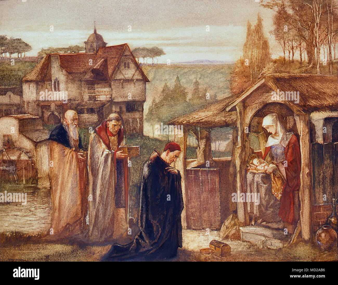 Holy family painting 20th century hi-res stock photography and images ...