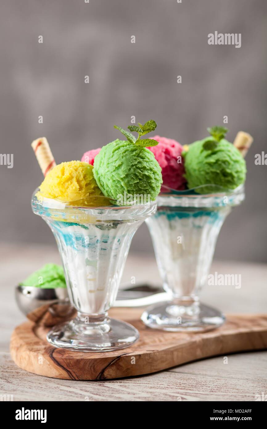 Ice cream vase Stock Photo - Alamy