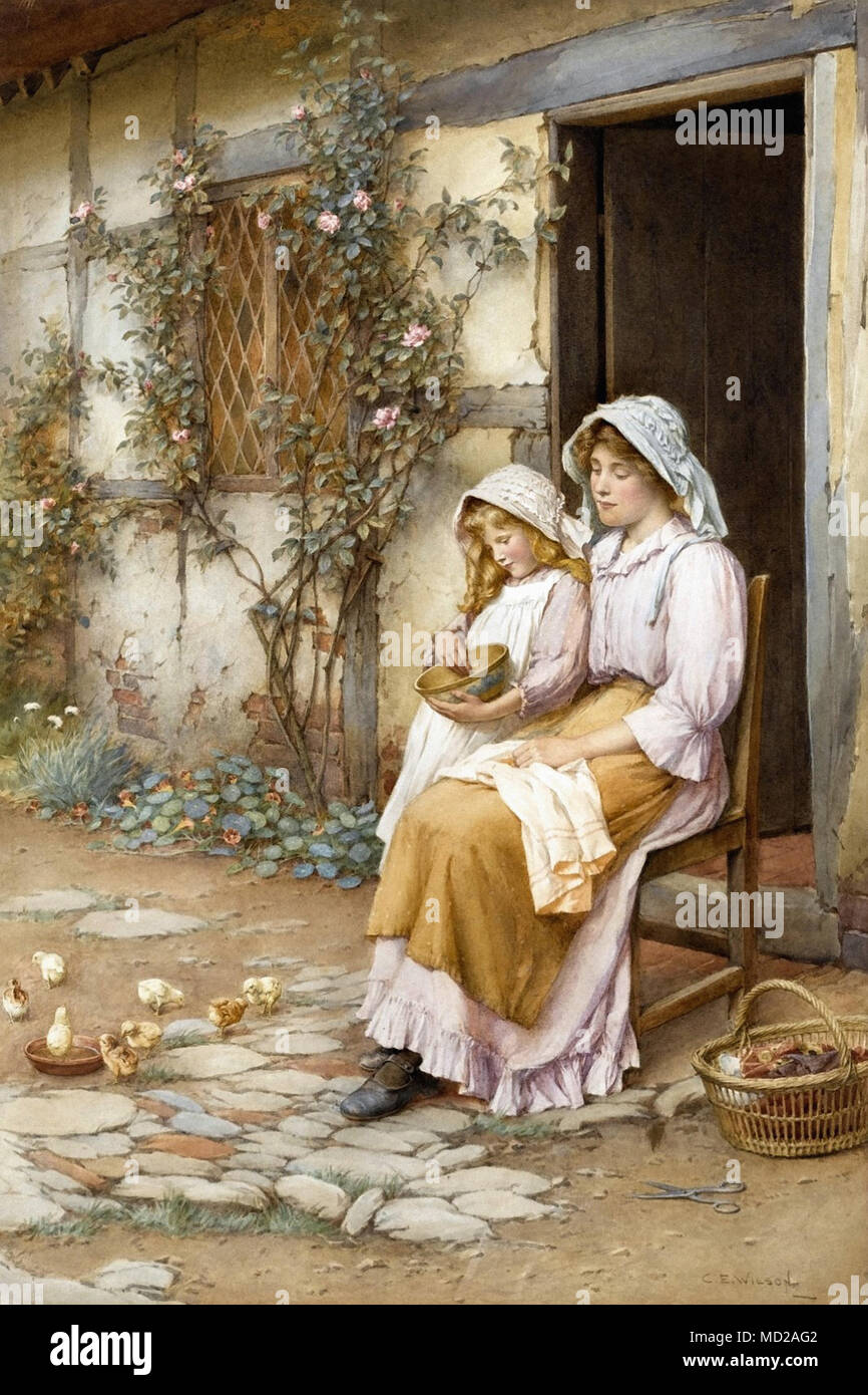 Wilson Charles Edward - the Young Brood Stock Photo - Alamy