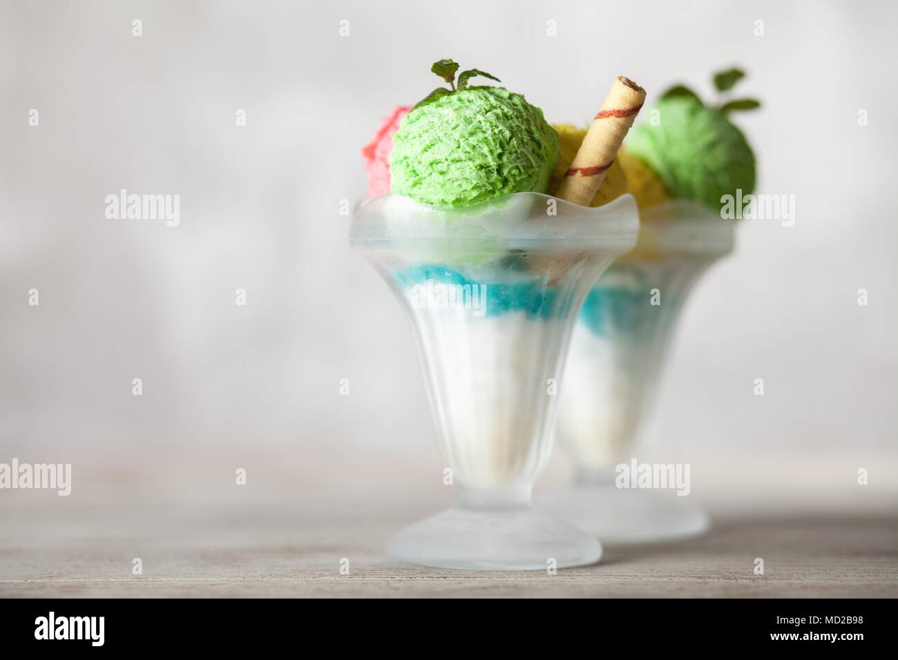 Ice cream vase Stock Photo - Alamy
