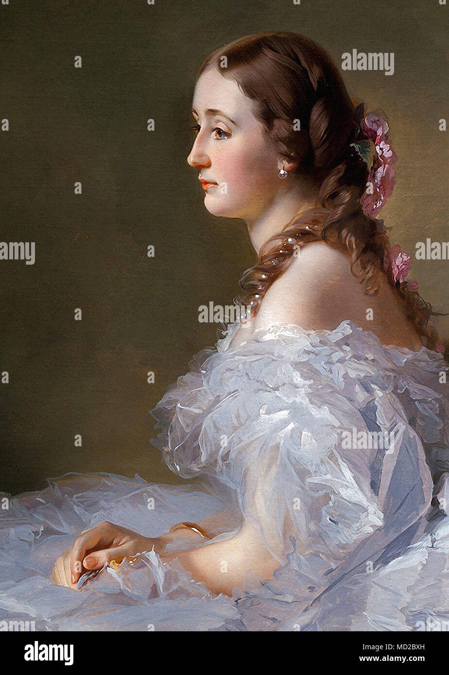 Winterhalter Franz Xavier - Portrait of Lydia Schabelsky 2 (Detail ...