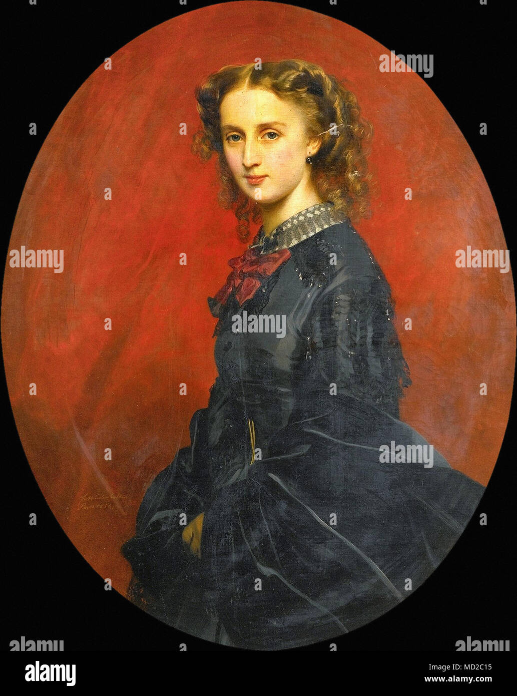 Winterhalter Franz Xavier - Portrait of Wanda Princess Von Und Zu ...