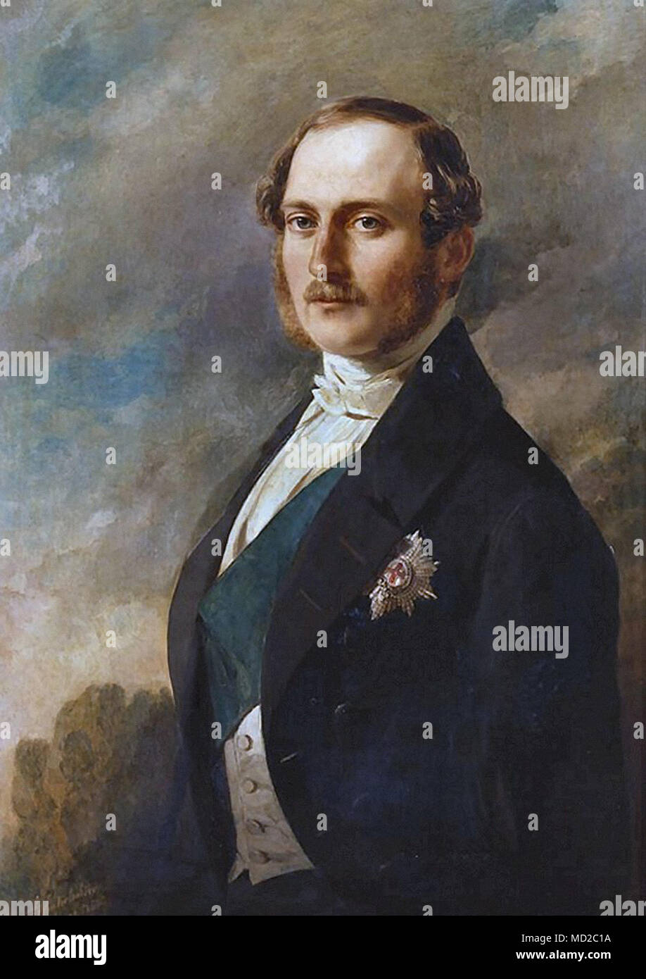 Winterhalter Franz Xavier - Prince Albert 3 Stock Photo - Alamy