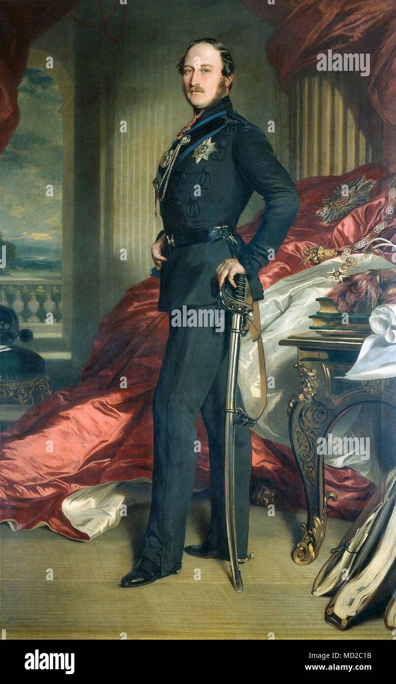 Winterhalter Franz Xavier - Prince Albert 4 Stock Photo - Alamy