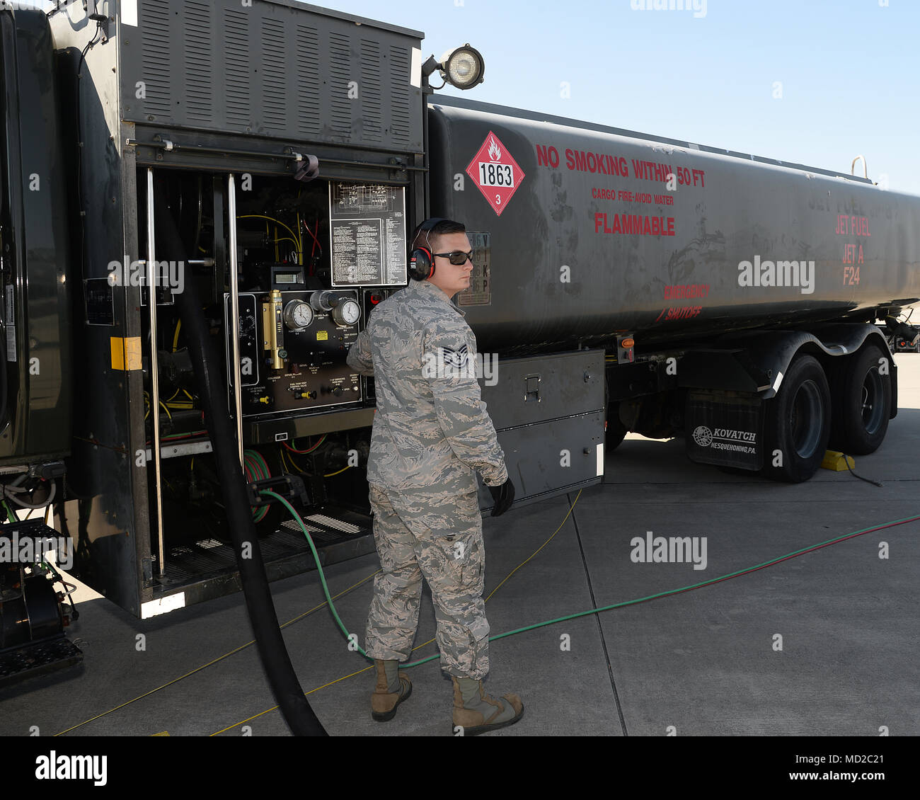 U.S. Air Force Tech. Sgt. Charles A. Zingrone Jr., an NCO in charge of ...