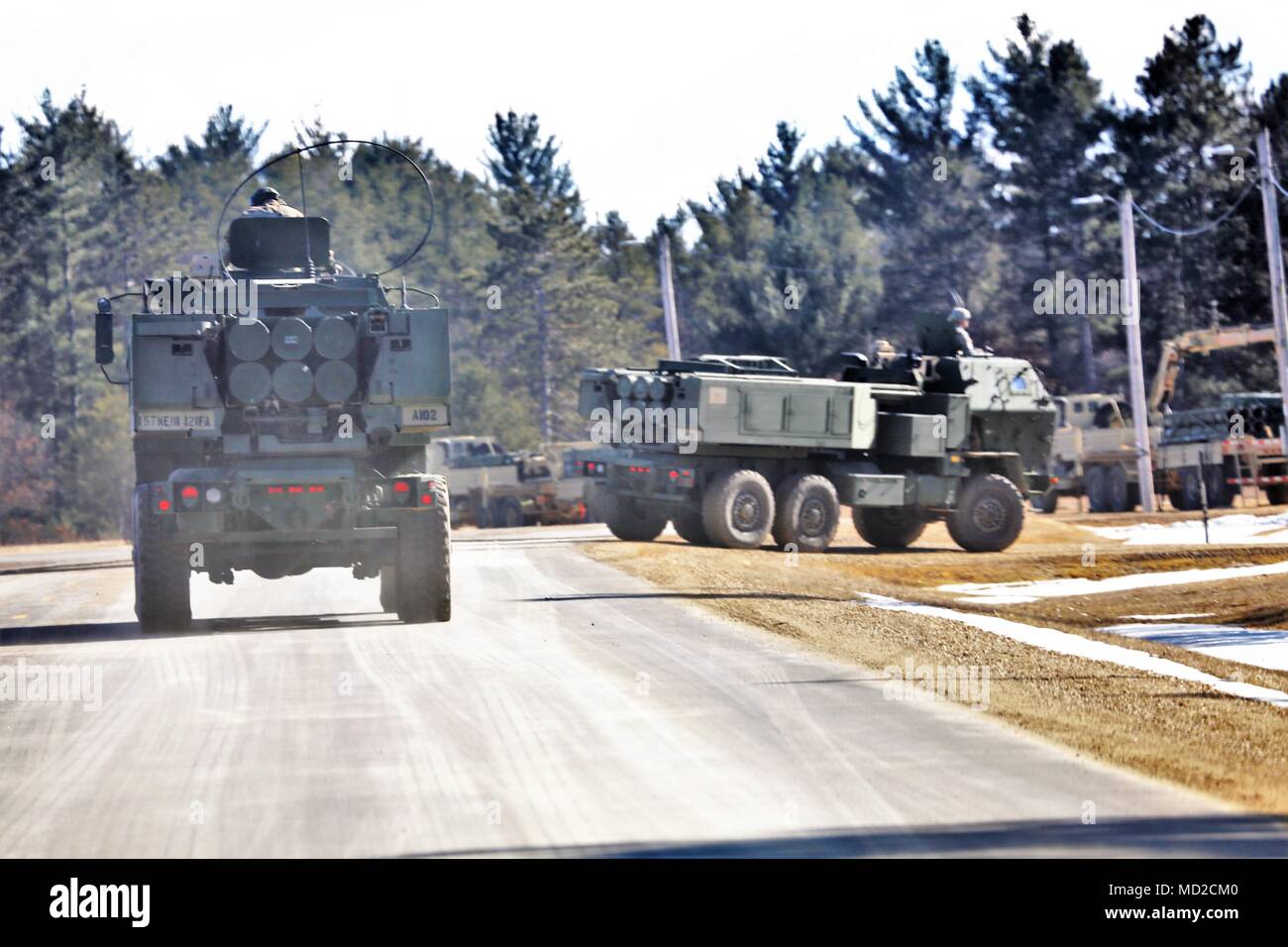 Students in reclassification training for the Army’s 13M military ...