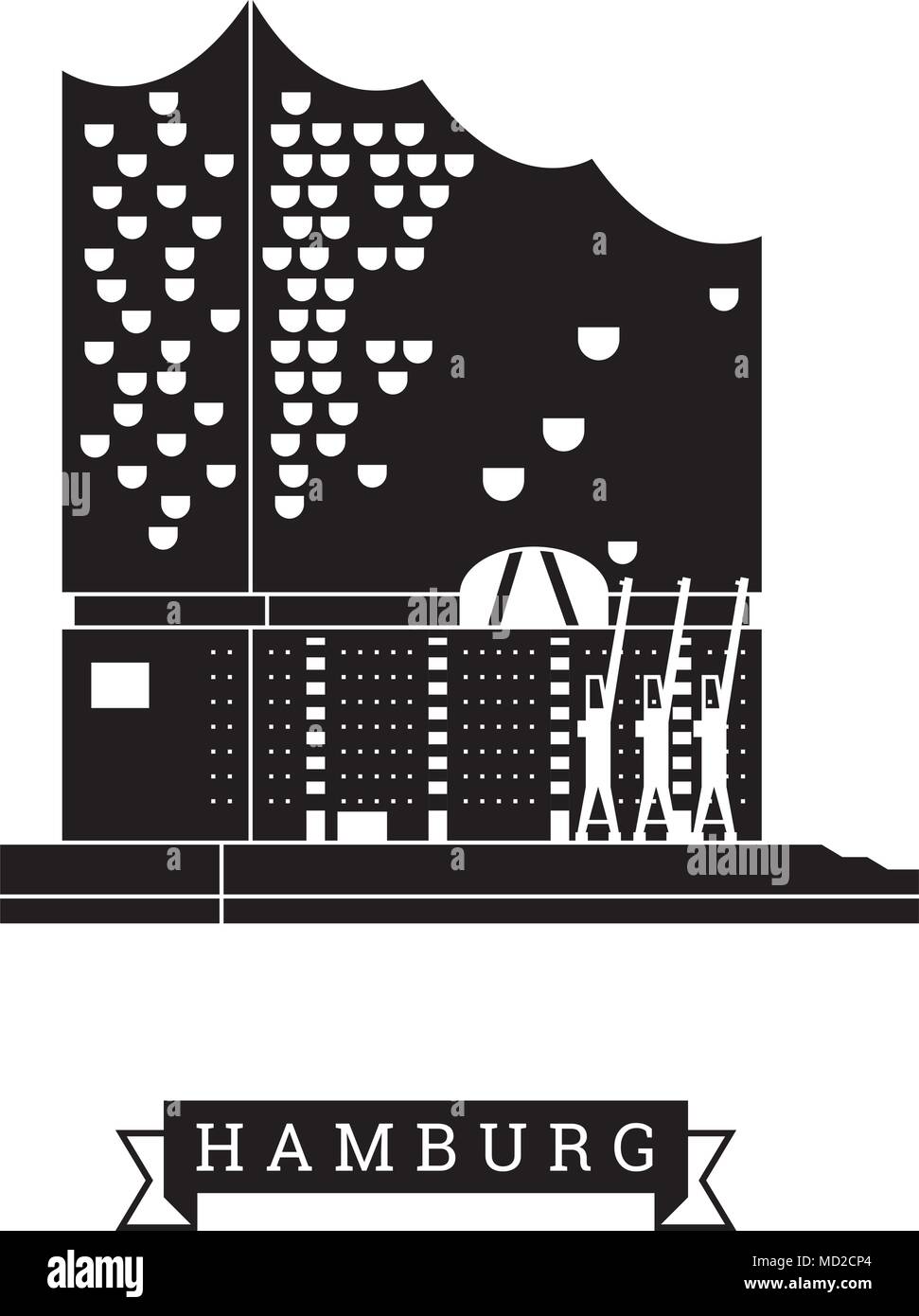 Elbphilharmonie Stock Vector Images - Alamy