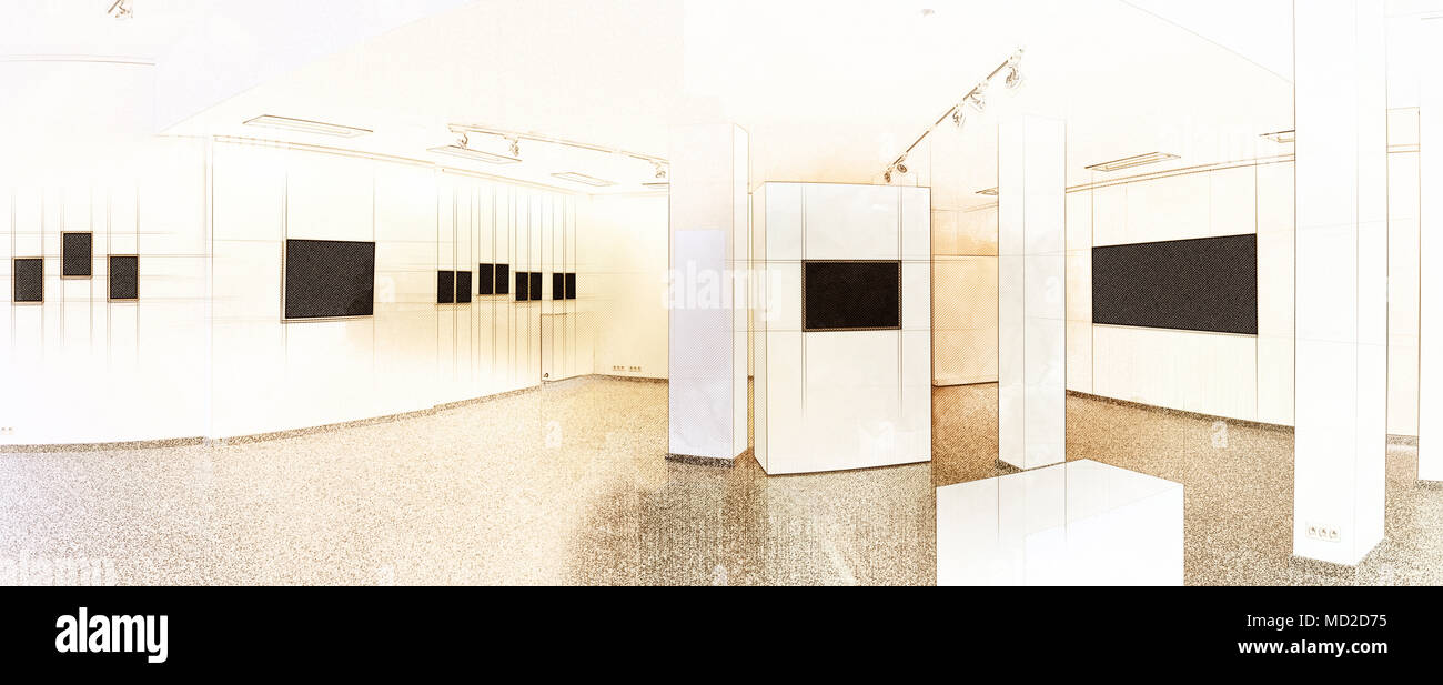 Art Gallery Design Layout