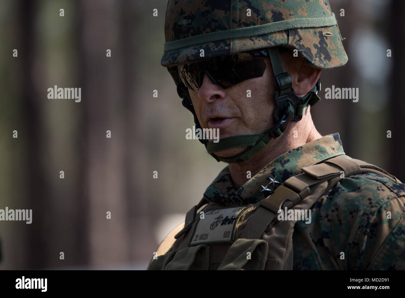 U.S Marines Maj. General John K. Love 2nd Marine Division (2d MARDIV ...