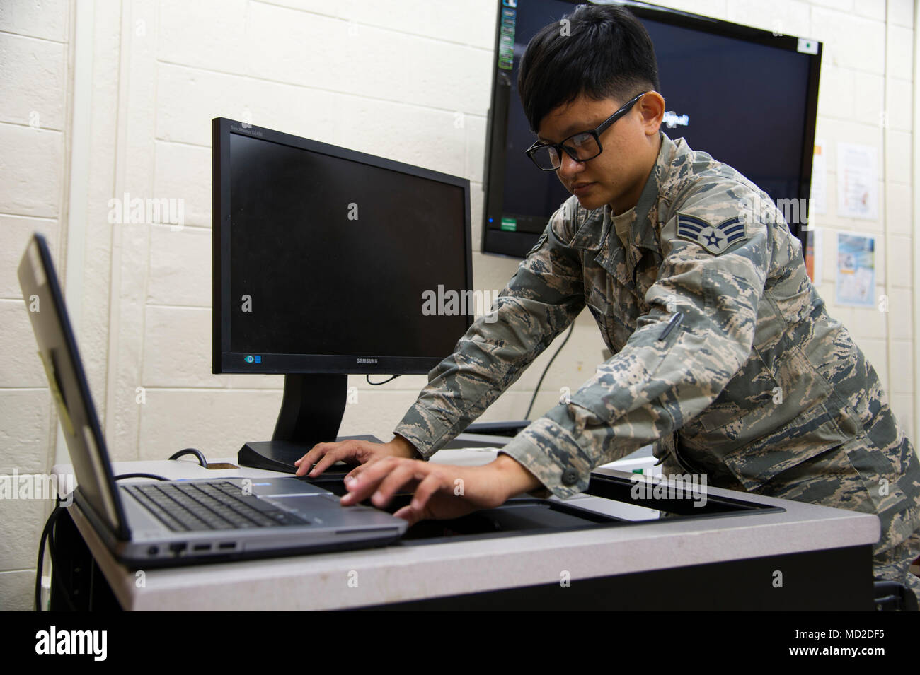 U.S. Air Force Senior Airman Jamie Matanane, a Reserve Citizen Airman ...